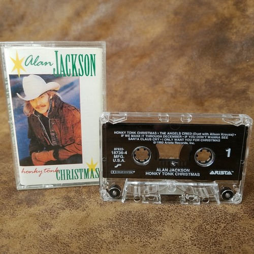 Honky Tonk Christmas by Alan Jackson (Cassette 1995 Arista) 78221873642 ...