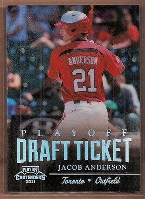 2011 Playoff Contenders Draft Ticket Playoff Tickets #DT39 Jacob ...