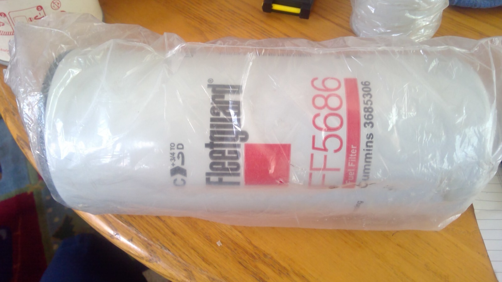 FLEETGUARD FF5687 - Fuel filter cross reference