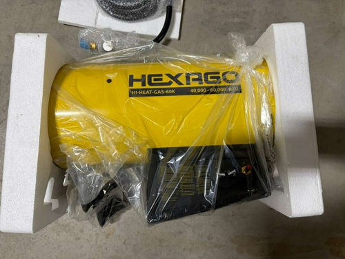HEXAGO HI-HEAT-GAS-85K 85,000 BTU FORCED AIR PROPANE PORTABLE HEATER | eBay