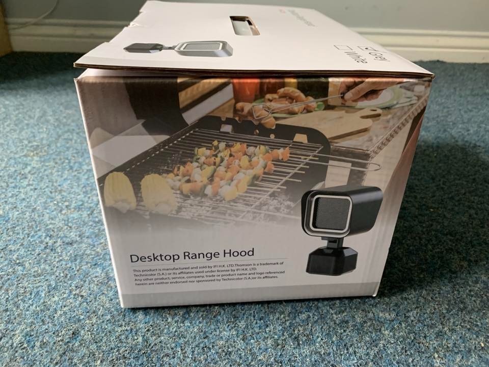 Portable Range Hood Mini Desktop Vent Hood Kitchen Exhaust Fan Cooker ...
