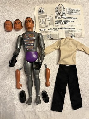 Kenner 1976 Six Million Dollar Man MASKATRON 100% Complete Collectors ...