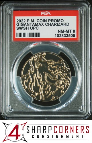 2022 POKEMON COIN PROMO SWSH ULTIMATE PREMIUM COLL GIGANTAMAX CHARIZARD ...