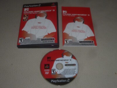 PS2 PLAYSTATION 2 GAME MUSIC GENERATOR 3 COMPLETE W CASE & MANUAL ...