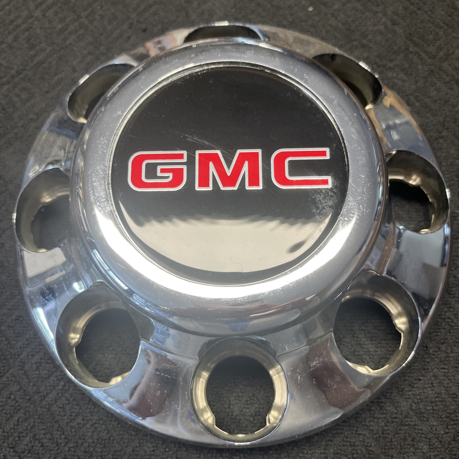 GMC 2500 3500 46272 8 Lug OEM Wheel Center Rim Cap Hub Cover GM Chrome ...