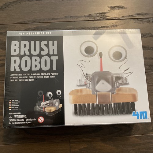 Toysmith 4M Brush Robot Fun Mechanics Kit Kids Educational Building Toy ...