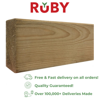 C16/24 Treated Timber Kiln D Planed Batten/Joist Structural Carcassing ...