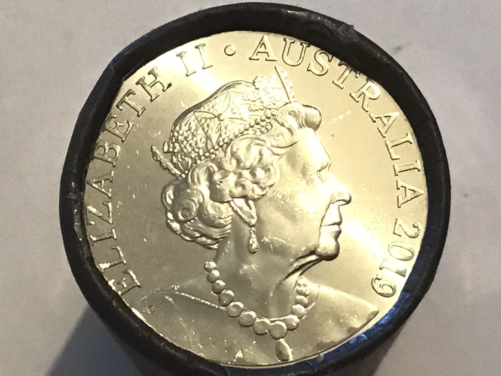 🩸🩸2019 AUSTRALIAN 50c FIFTY CENT UNC COIN JC Effigy COTTON & Co. ROLL ...