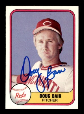 DOUG BLAIR SIGNED 1981 FLEER #213 ON-CARD AUTO - CINCINNATI REDS | eBay