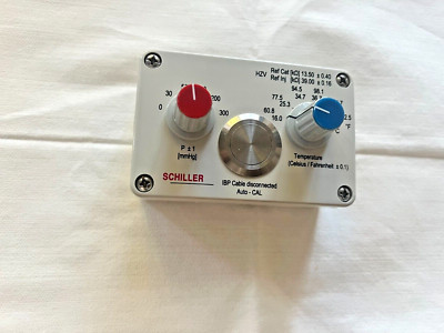 Schiller America Tester LCM/PB-1000 IBP Temp Test Multiparameter - 2. ...