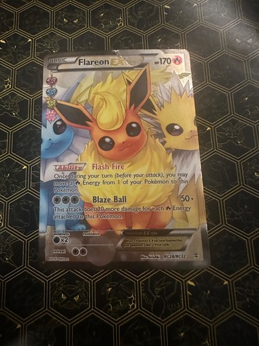 Flareon EX Full Art Card | eBay