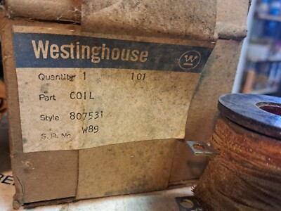 Westinghouse Coil #807531 125 VDC *NIB* | eBay