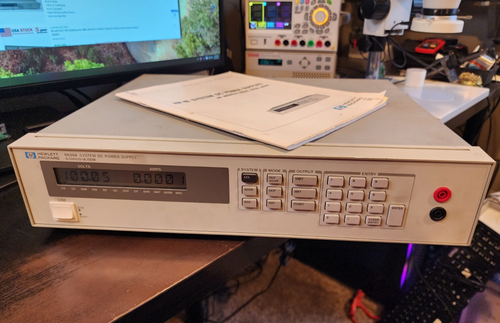 HP System DC Power Supply 6634A - 100V 1A Power supply AND load ...
