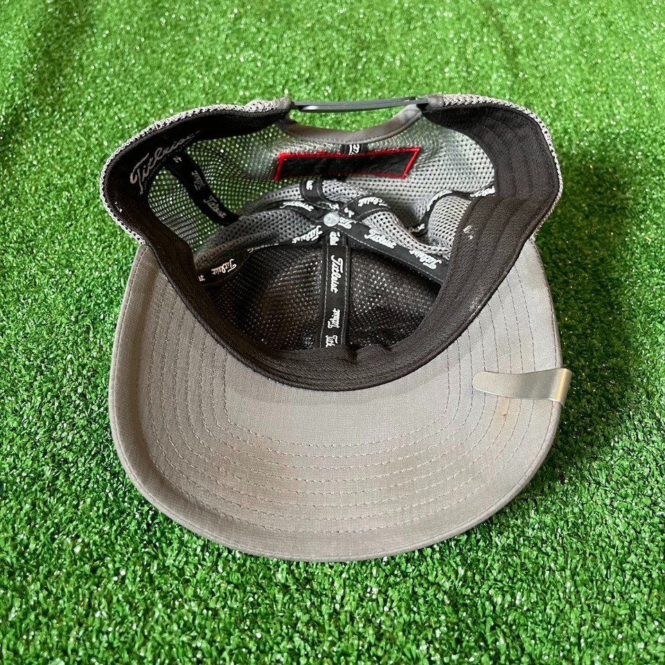 FootJoy Pro V1 Titleist 2022 Tour Performance Adjustable Mesh Grey Golf ...