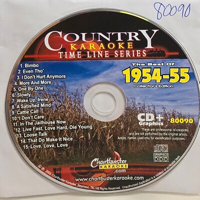 80090 1954-1955 TIMELINE CHARTBUSTER KARAOKE LOT VA | eBay