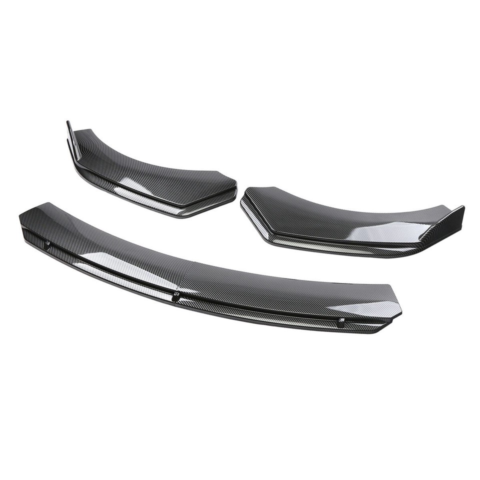 For Mitsubishi Outlander Carbon Fiber Front Bumper Lip Spoiler Splitter ...