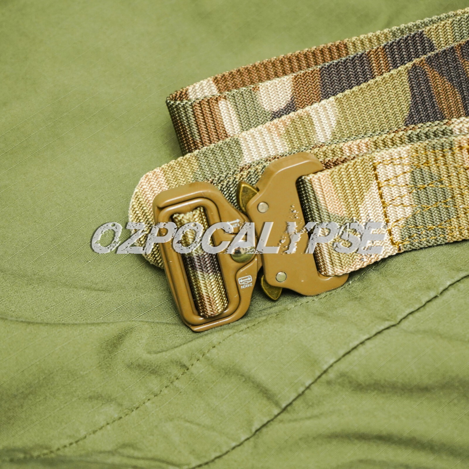 Multicam Tactical Belt - battle duty molle webbing amcu dpcu gun army ...
