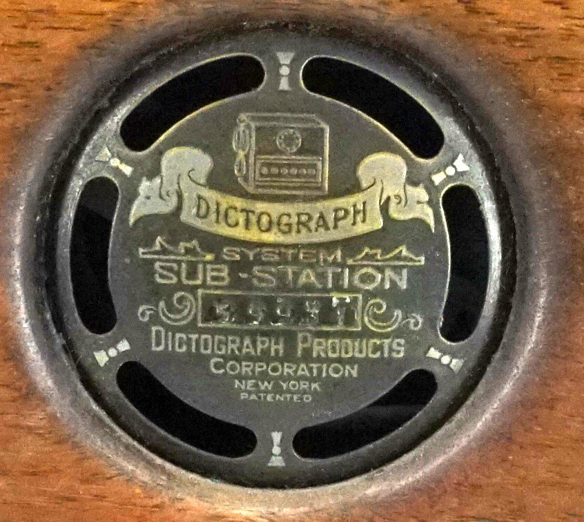 Antique Dictograph Products Intercom Substation Western Electric Co ...