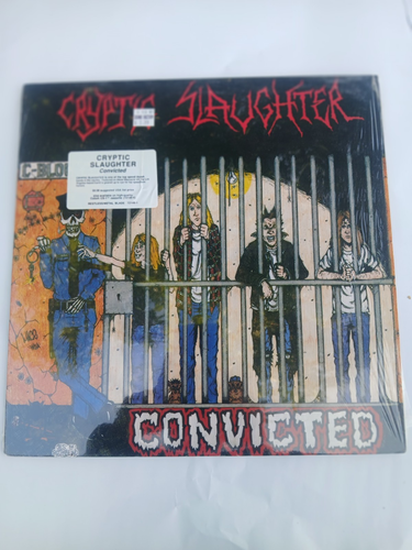 CRYPTIC SLAUGHTER CONVICTED VINYL LP EX/EX 1986 ORIGINAL RELEASE METAL ...