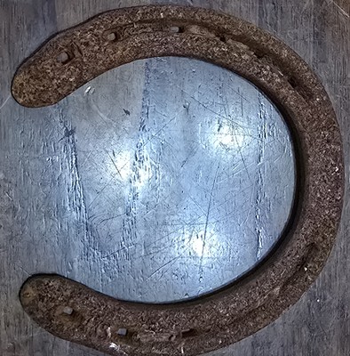 Rusty 5" Cast Horseshoe Antique-Vintage Good Luck Western Decor ...