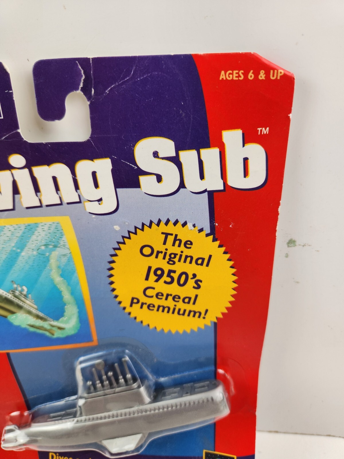 Diving Sub Toysmith 798010 Submarine 1950s Cereal Premium Toy 2002 for ...