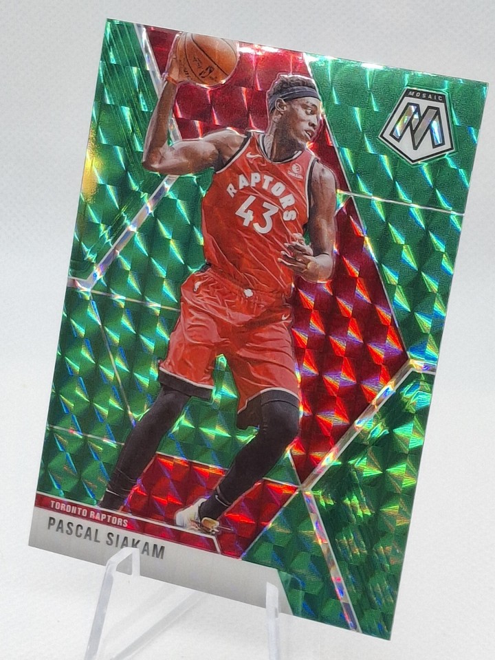 2019-20 Panini Mosaic Pascal Siakam Green Mosaic Prizm #19 | eBay