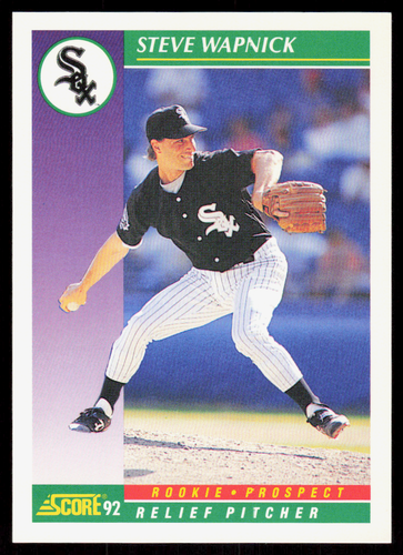 1992 Score 863 Steve Wapnick Chicago White Sox | eBay