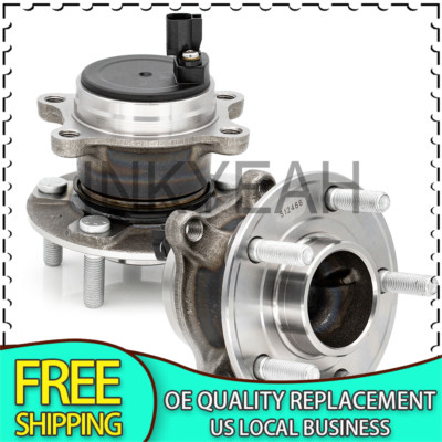 Pair 512466 Rear Wheel Bearing and Hub For 2012-2015 2016-2018 Ford ...