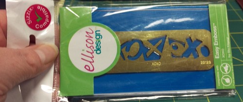 Unopened Ellison Design Easy Emboss XOXO By Stu Kilgour #22129 Sizzix ...
