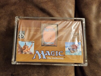 Magic The Gathering MTG Revised 3rd Edition Factory Sealed Box 36 ...