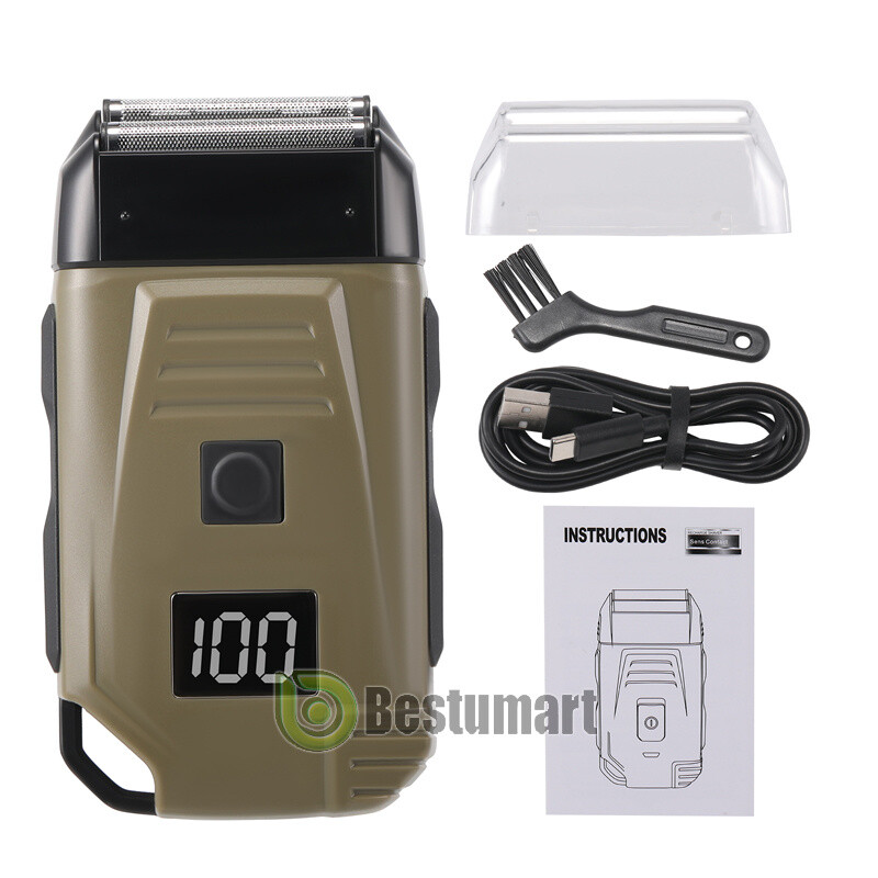 USB Electric Shaver Trimmer Razor Rechargeable Hair Beard Shaving ...