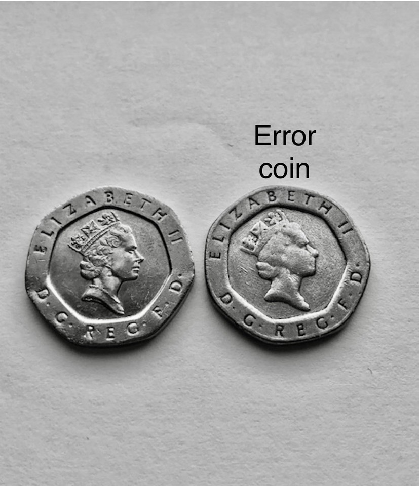 UK 20p Twenty Pence Coin Error 1993 | eBay UK