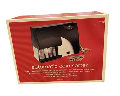 NEW Automatic Coin Sorter & Wrappers -Wrap Loose Change & Coins | eBay