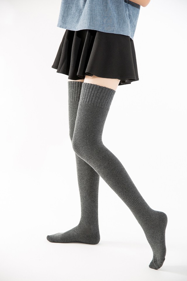 Extra Warm Knee Long Socks,Winter Over Knee Socks,Non Slip Long Winter ...