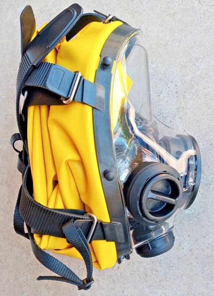 SGE 400/3 40mm NATO NBC Gas Mask w/ Mestel Filter & PVC Hood Factory ...