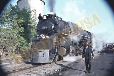 Vtg 1981 Train Slide 614 C&O Chesapeake Ohio Steam Engine Chessie ...