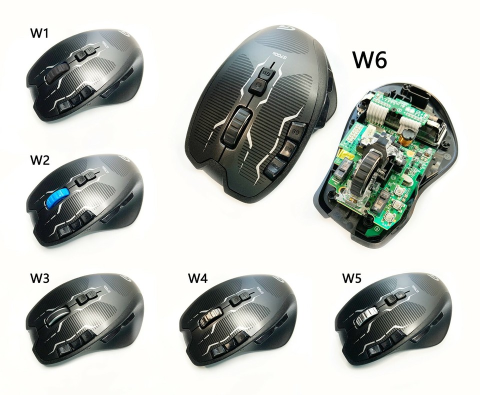 Upgraded Logitech G700s G700 Wireless Wired Rechargeable Gaming Mouse ...