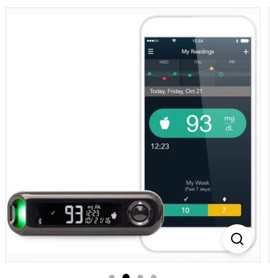 Glucometer Blood Glucose Bluetooth Monitor New Never Used ! Has a Phone ...