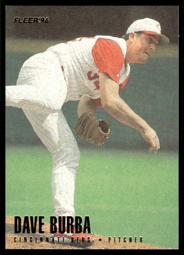 1996 Fleer Dave Burba Cincinnati Reds #337 18553 | eBay