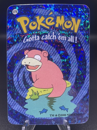Slowpoke #079 2000 Pokémon Vending Prism Holo Sticker Card | eBay