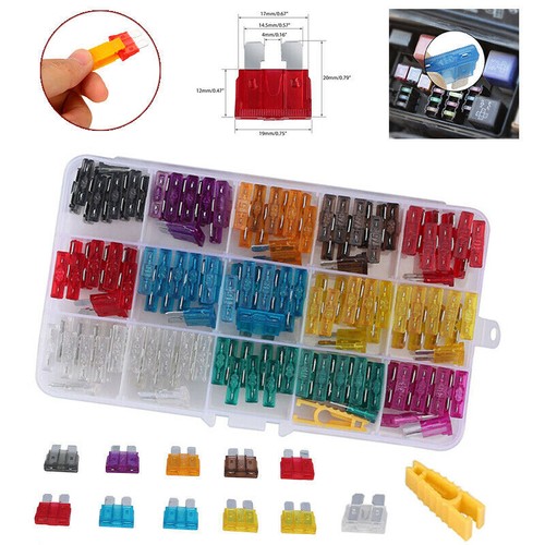150X Standard Blade Car Auto Fuses 2A-35A Assorted Set + 1X Fuses ...