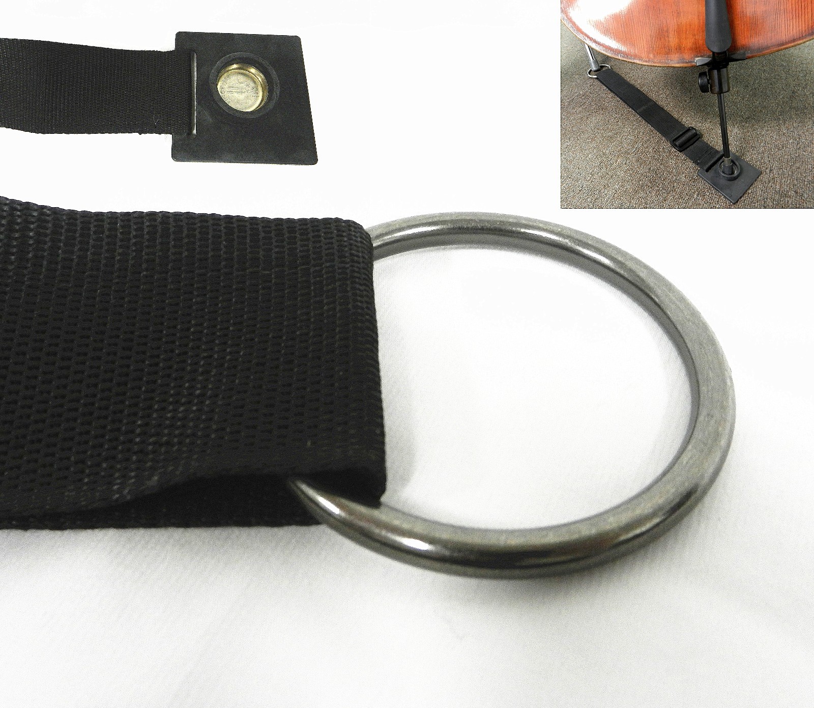 New Cello Endpin Stop Endpin Holder Endpin Stopper With strap and Anti ...