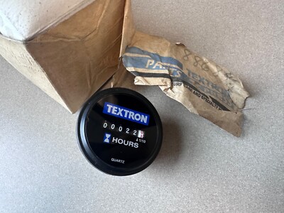 NOS Cushman Truckster 886802 Hour Meter Jacobsen Round Polarized LF ...