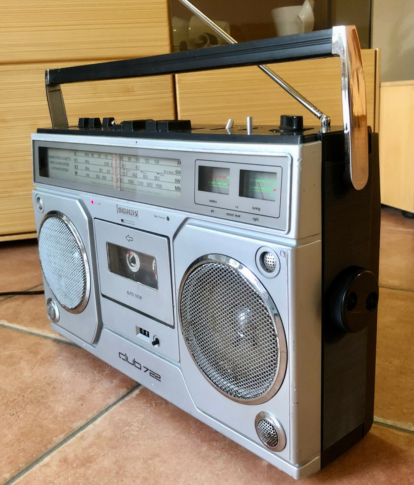 SIEMENS RM-722 Stereo Radiokassettenrekorder Kofferradio Vintage ...