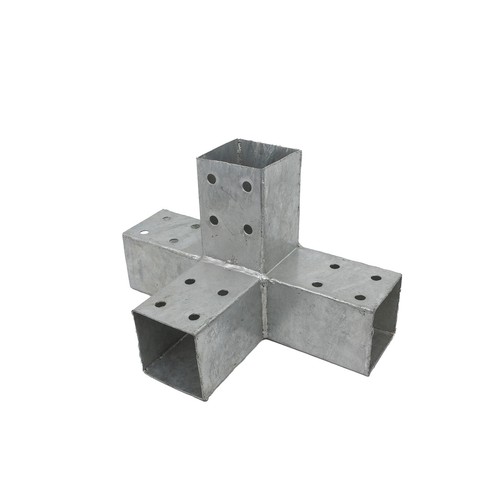 GeZu Impex Pfostenecke für 4 Balken 70 x 70 mm Pfostenverbinder ...