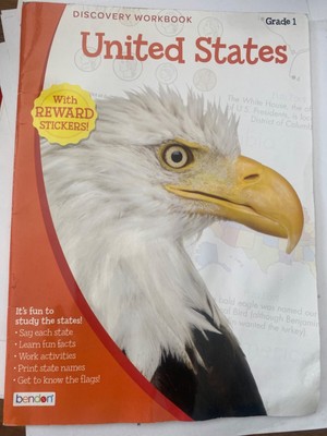 Bendon Discovery Workbook: United States, Grade 1, Reward Stickers Ages ...