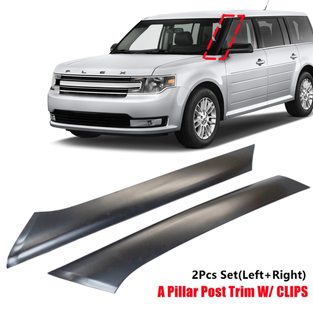 FOR 09-19 FORD FLEX WINDSHIELD TRIM FINISHER A PILLAR POST W/ CLIPS LH ...