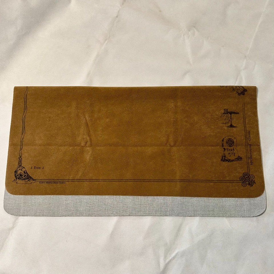 2016 Spellground Khalsa Brain Games V3 Classic Tan Playmat w/ Black Ink ...