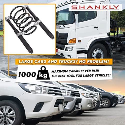 Shankly Spring Compressor Tool - Heavy Duty Build Ultra-Rugged Coil ...