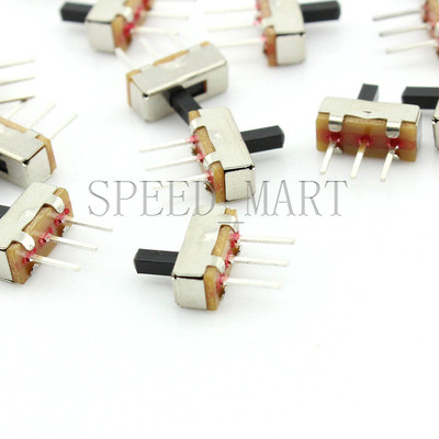 50pcs SS12D00G4 2 Position SPDT 1P2T 3 Pin PCB Panel Vertical Slide ...